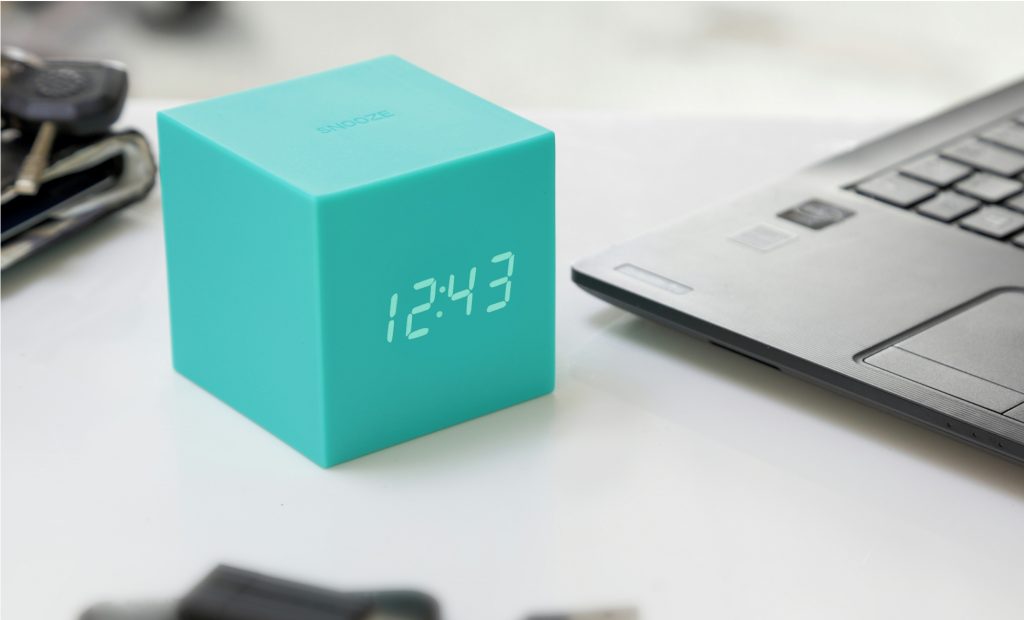 Gingko » Gravity Cube Click Clock