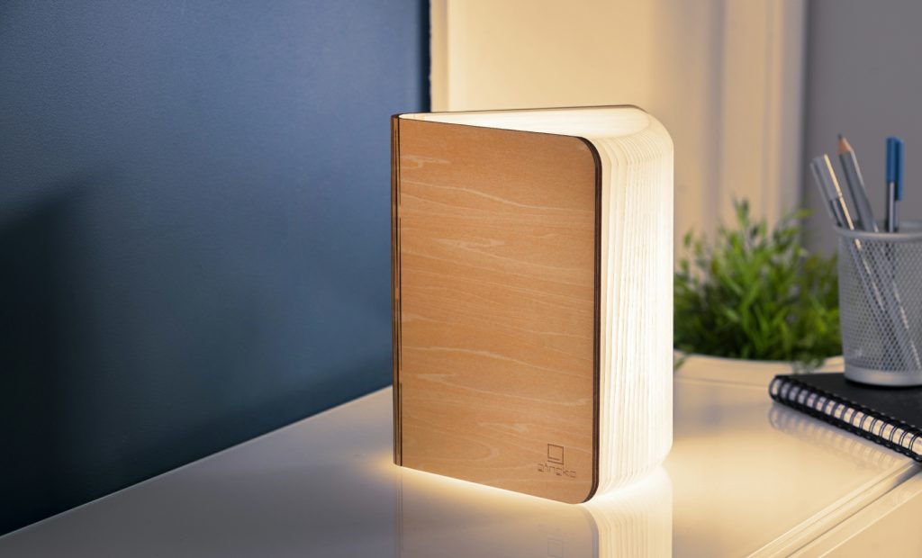 Gingko » Smart Book Light (Natural Wood)