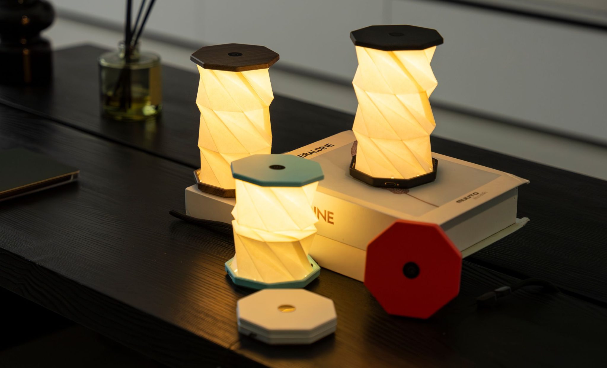 Gingko » Mini Hexagon Twist Lamp